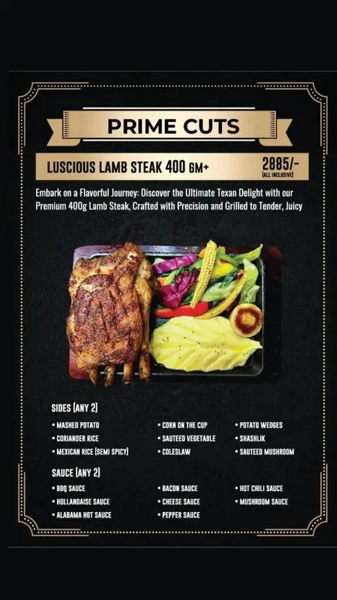 Main Menu - Texas Flame