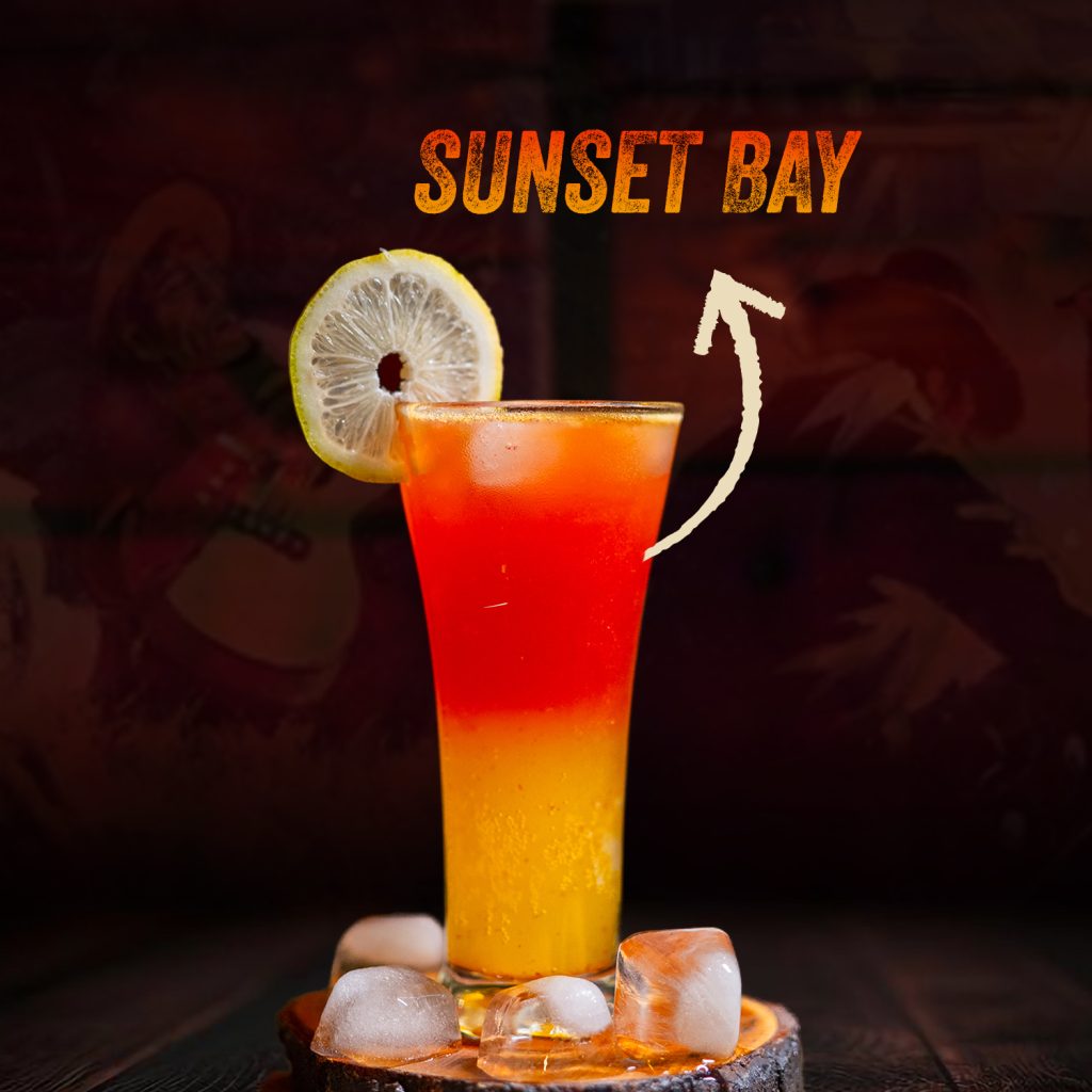 Introduces the Exclusive Sunset Bay Drink
