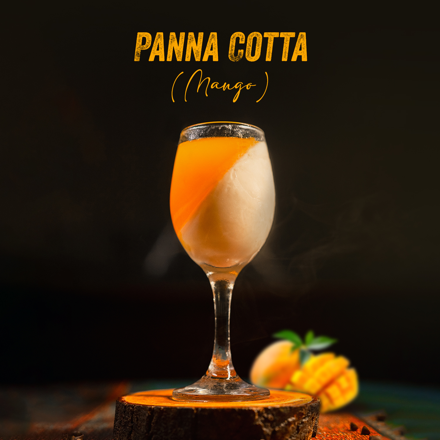 The Exclusive Panna Cotta Mango Drink