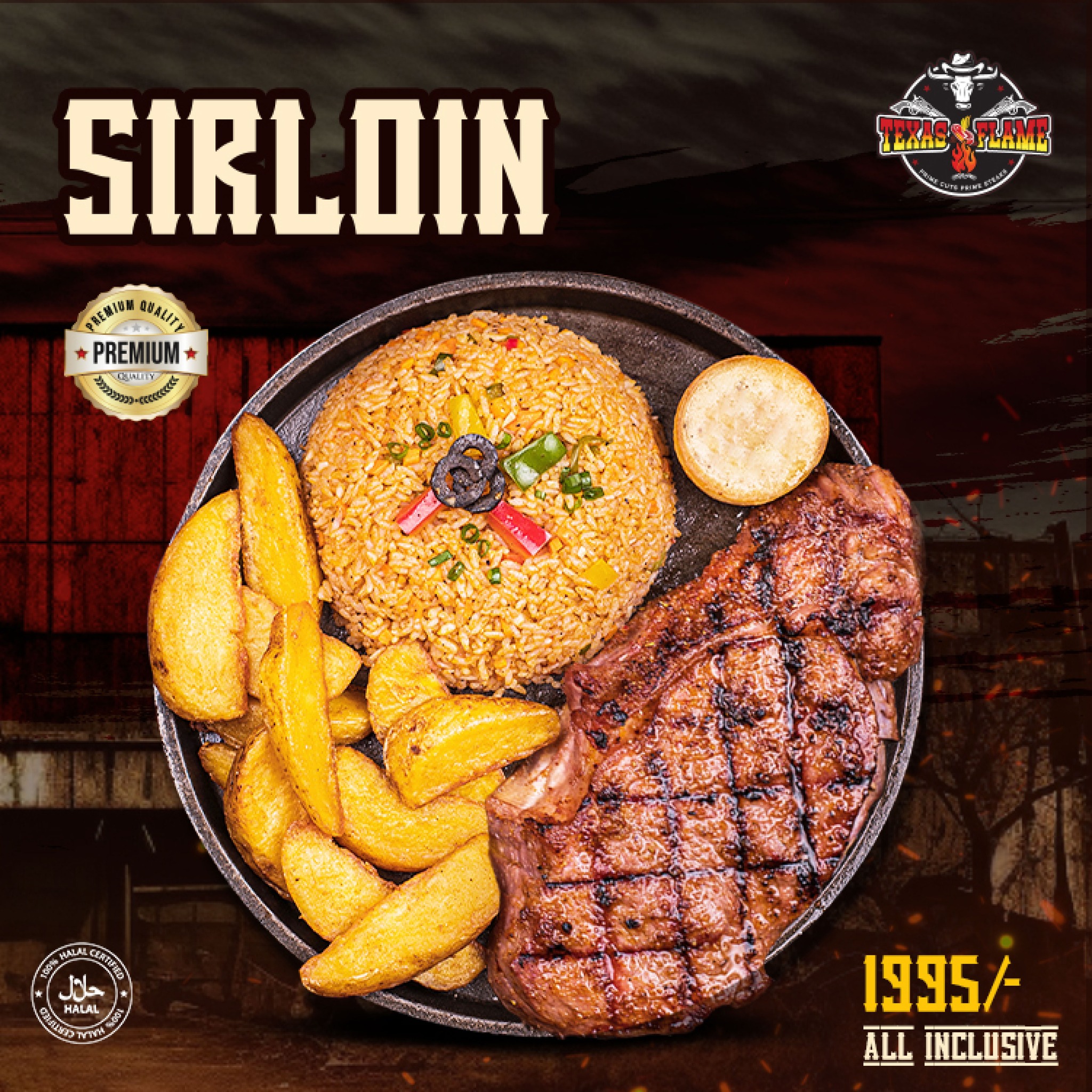 Exclusive Sirloin Steak in Dhaka
